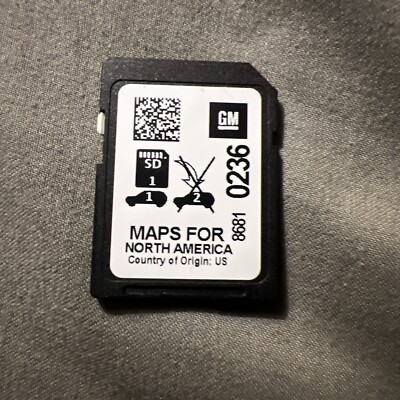 2018-2020 GM GMC CADILLAC BUICK NAVIGATION SD CARD 8681 0236 FACTORY GM ...