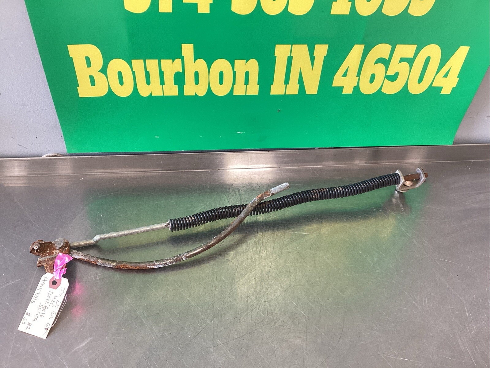 John Deere LX GX GT 42C Deck Belt Tension Arm Spring AM117245 T3 #2 | eBay