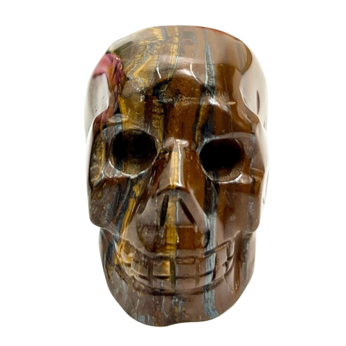 Tigers Iron Red Jasper Hematite Skull Skull Mugglestone 2 Inches ...