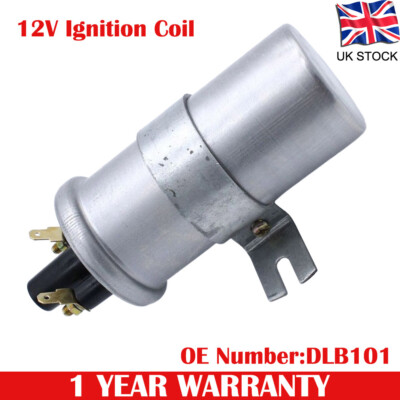 12V Ignition Coil 3 Ohm Non Ballast Ignition Coil for 12 Volt ...