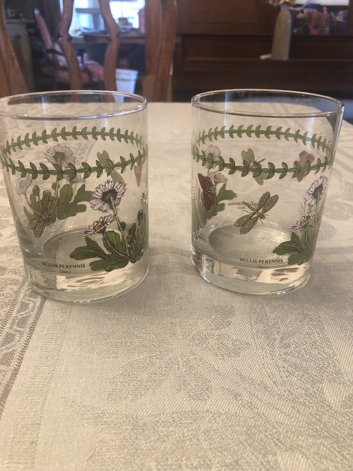 Set Of 2 Portmeirion Botanic Garden Double Old Fashioned Rocks Glasses ...