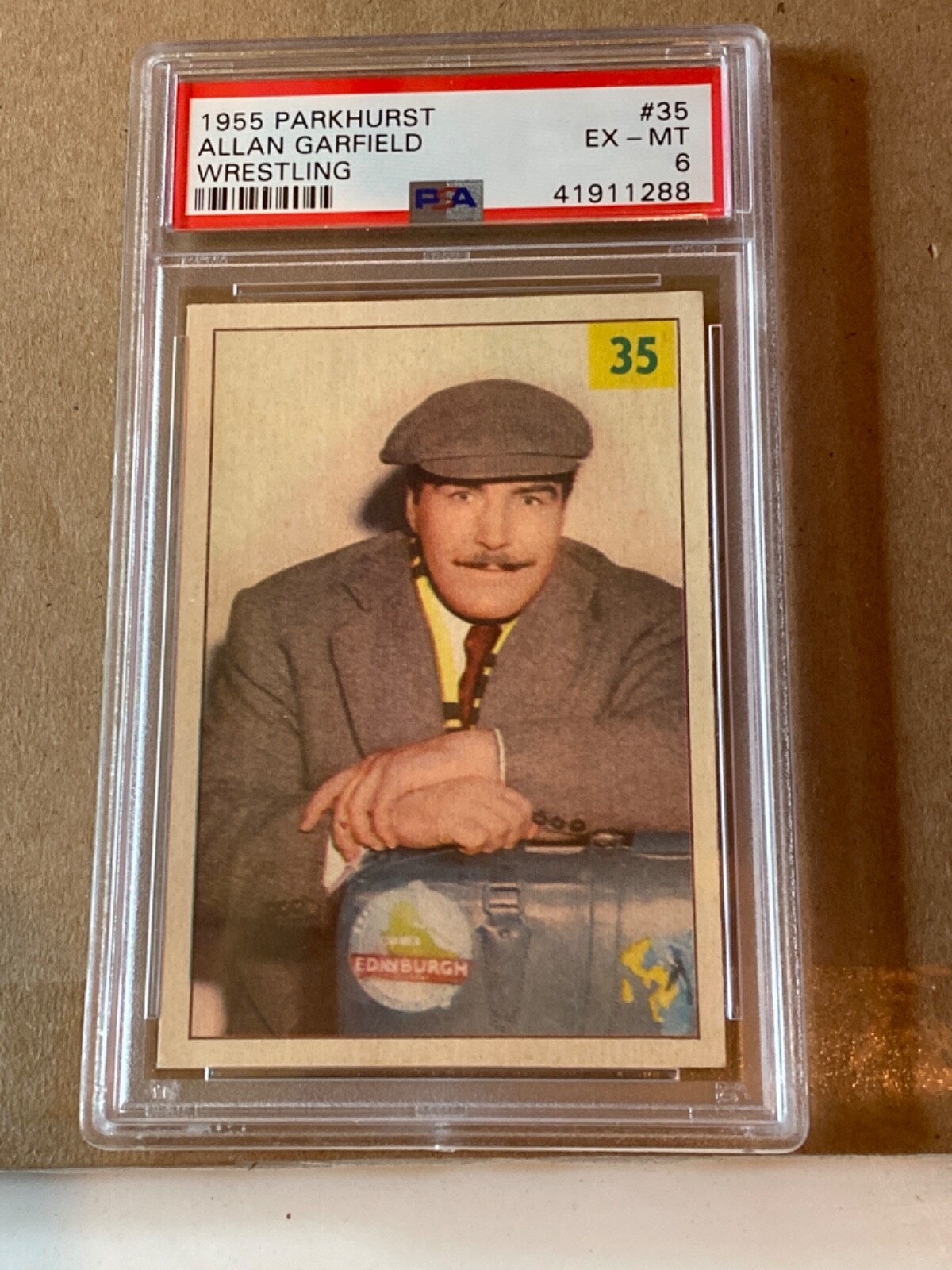 1955 Parkhurst wrestling #35 Allan Garfield PSA 6 | eBay