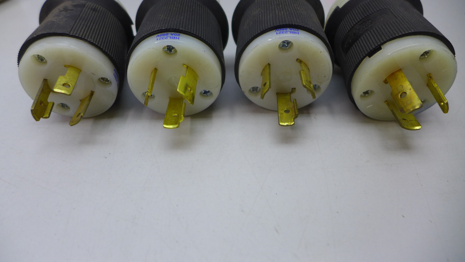 (4) Hubbell HBL2321 Twist-Lock Male Plug | eBay