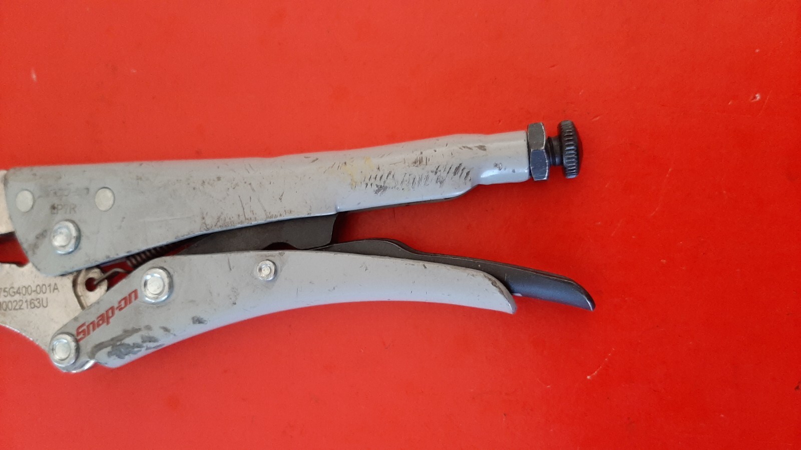 Snap On Tools Spain LP7R Straight Jaw 7” Locking Pliers Laser Engraving ...