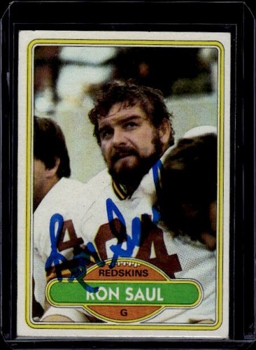 1980 Topps #351 Autographed Ron Saul Trading Card | eBay