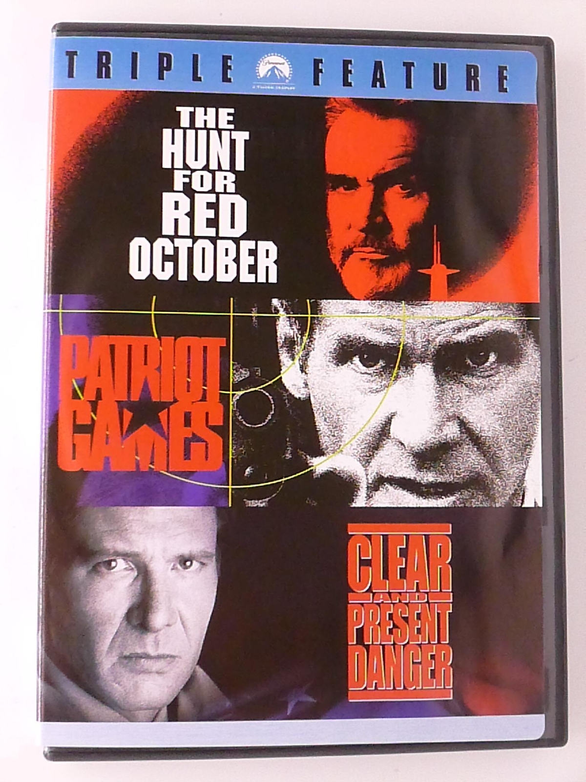 The Hunt for Red October, Patriot Games, Clear and Prese.. (DVD, 3-film ...