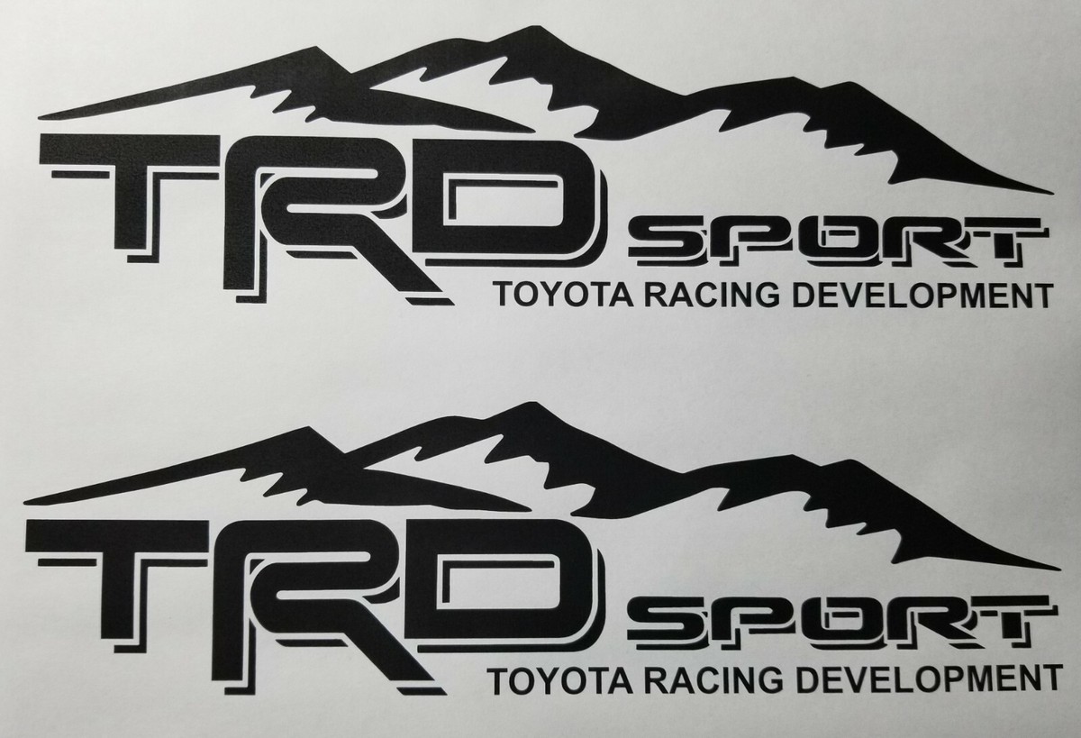Tro Peak Logo 2 TOYOTA TRD HUNTER EDITION DECAL DECAL Mountain TRD