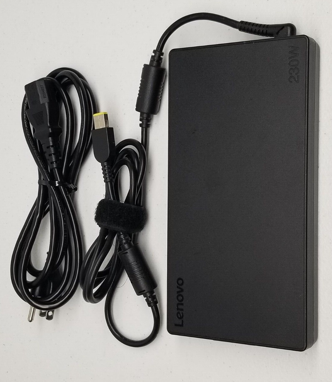 Genuine OEM Lenovo ADL230NDC3A 230W 20V 11.5A Slim Yellow Square Tip AC ...
