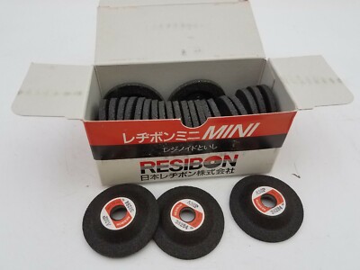 25 Piece Lot Resibon A36P Grit 50mm x 4mm x 9.53mm Metal Grinding Disc ...