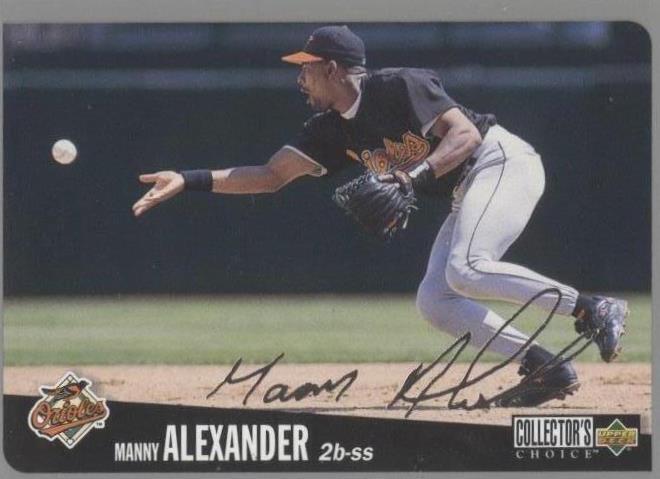 1996 Upper Deck Collector's Choice - Manny Alexander #53 Silver Foil ...