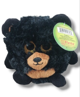 Lubby Cubbies by Fiesta Black Brown Bear 4" Plush Stuffed Animal Toy | eBay