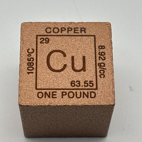 1 lb Copper Bullion Cube .999 Fine Copper | eBay