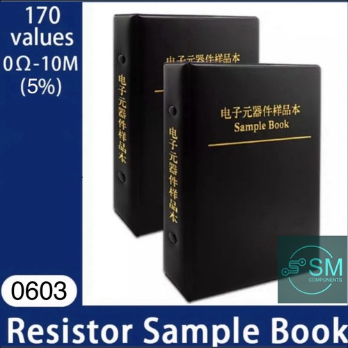 8500pcs 0603 SMD Resistor Chip SMT DIY Electronics 170 Values 5% Sample ...
