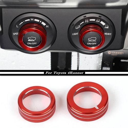 Red Driving Mode Switch Knob Cover Trim For Toyota 4Runner TRD 10-23 ...
