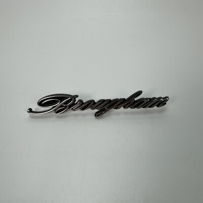 Vintage 1967 Ford Mercury Brougham Roof Side Script Emblem Badge C7MB ...
