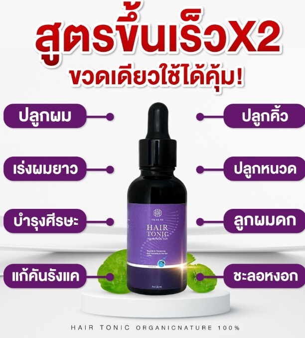 Chaba Hair Growth Tonic Shampoo 1 + Hair Tonic Serum 1 reduces hair ...
