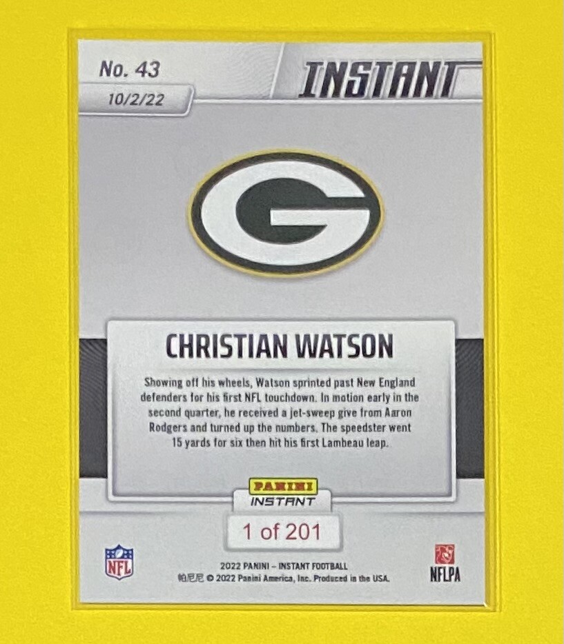 2022 Panini Instant Football - NFL BASE / ROOKIE CARD SP - Pick A Card ...
