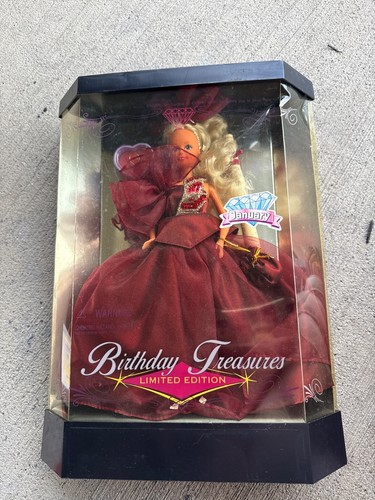 BIRTHDAY TREASURES LIMITED EDITION FASHION CORNER JANUARY BARBIE DOLL ...