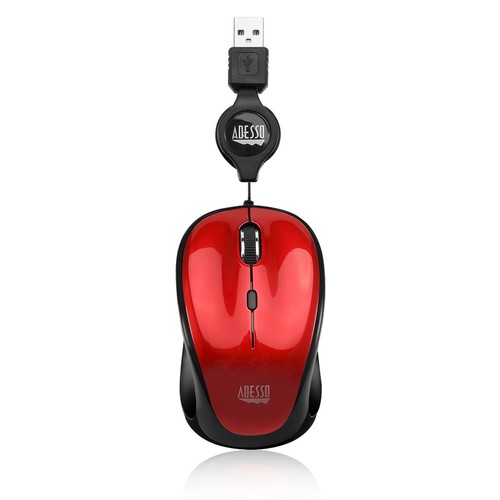 Adesso Ergonomic iMouse S8 - Retractable Optical USB Mouse | eBay