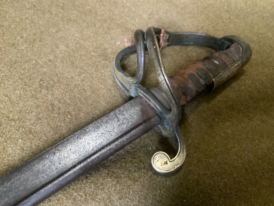 Antique US Cavalry Sword m1833 by Nathan Peabody Ames Springfield | eBay