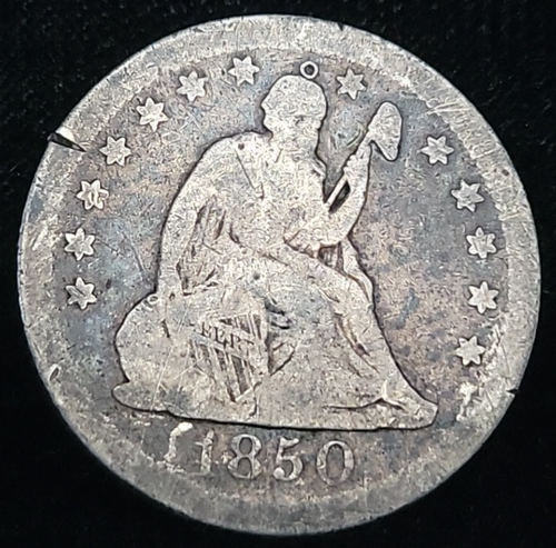 1850 O Seated Liberty Quarter 25c | Nice Old US Type Coin | See Pics | eBay