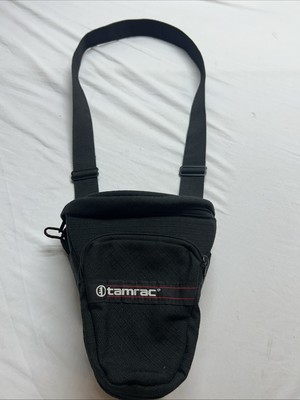 Vtg TAMRAC Tele-Zoom Camera Bag Model 517 Black Holster Triangle Made ...
