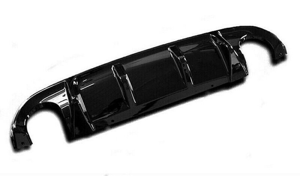 Glossy Black Rear Bumper Diffuser Under Lip Kit for Infiniti Q50 2014 ...