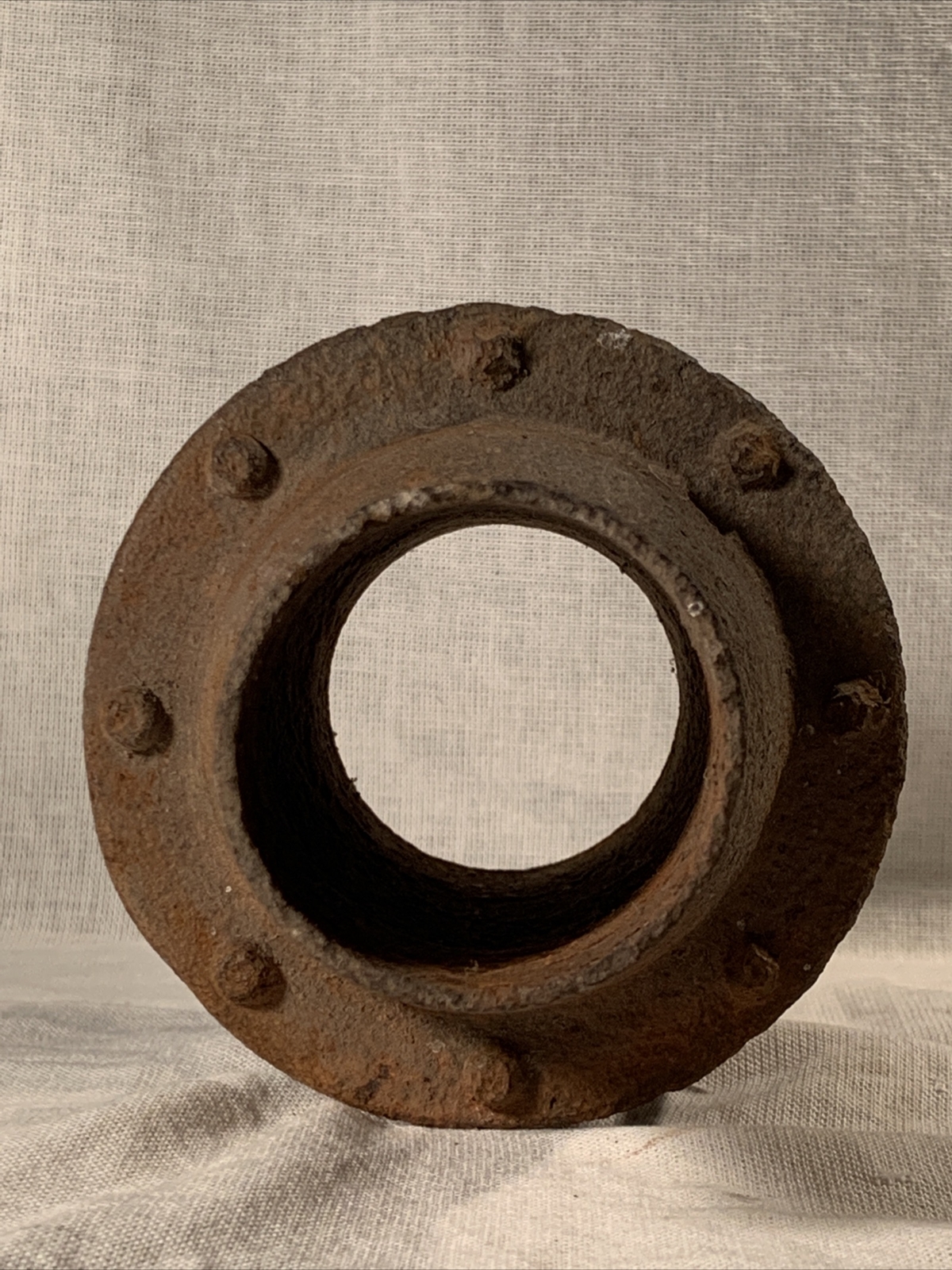 Antique Iron Horse-Drawn Wagon Wheel Hub Vintage Western | eBay