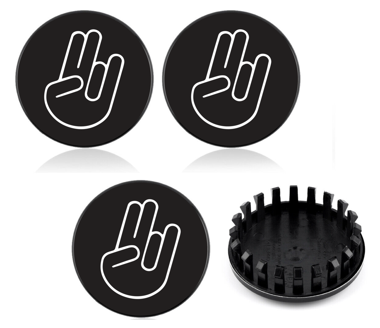 Shocker 3.25" Wheel Center Hub Caps For GMC Sierra Yukon Chevy ...