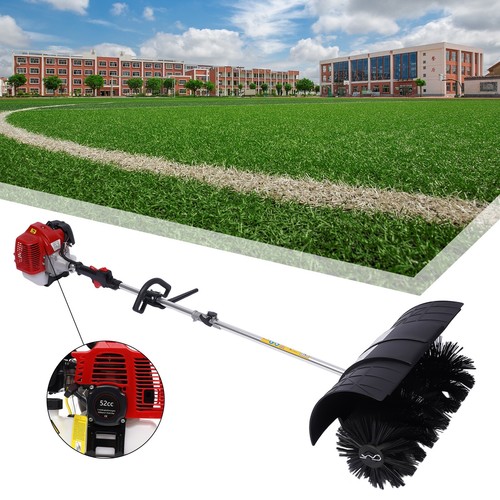 52CC Gas Power Brush Broom Sweeper Artificial Grass Sweeping Clean ...