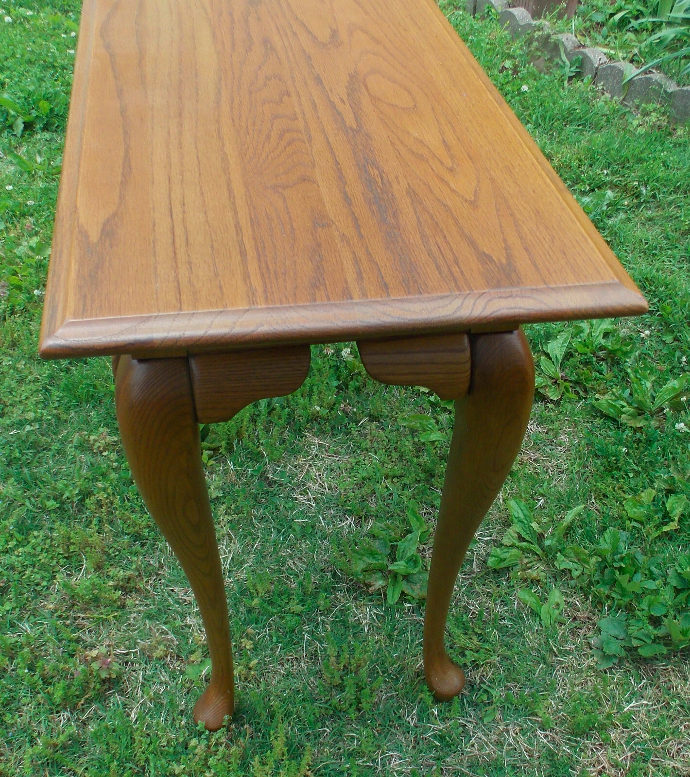 Mid Century Solid Oak Sofa Table / Entry Table (ST10) | eBay