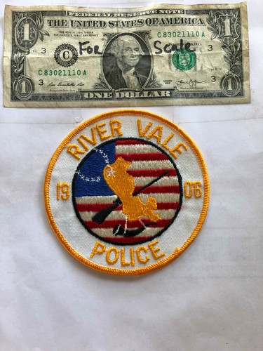 River Vale New Jersey Police Patch un-sewn in Great Shape | eBay