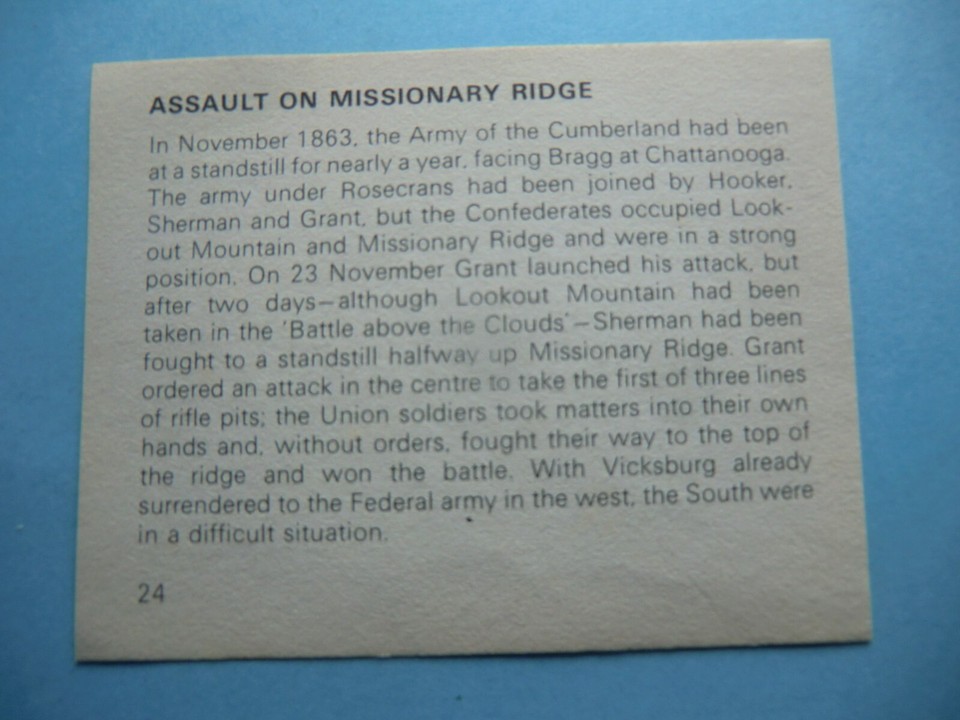 1965 BANCROFT CARD RARE AMERICAN CIVIL WAR WILLIAM CULP WESLEY CULP | eBay