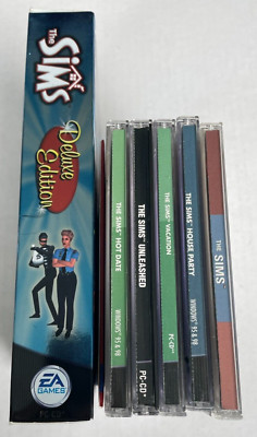 The Sims CD-Rom Computer Game Collection - Original + Expansion, 12 ...