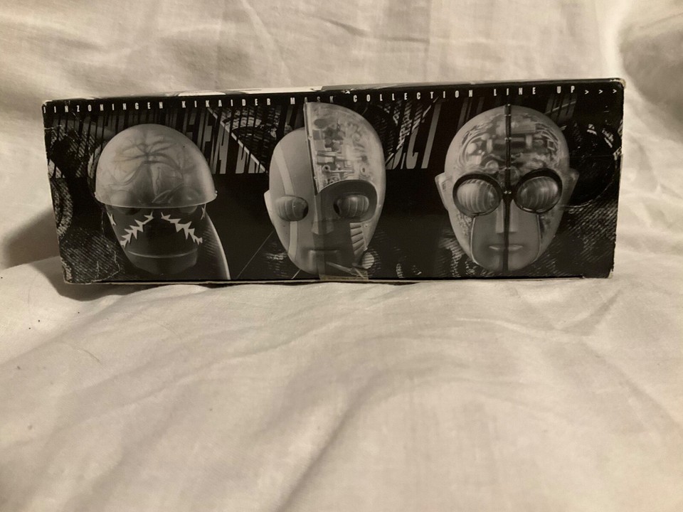 Boxed Jinzoningen Kikaider Mask Collection Set Of 3 Kikaida 01 Hakaida ...