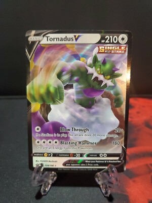 Tornadus V 124/198 Chilling Reign Pokémon TCG Holo Ultra Rare NM/M Fast ...