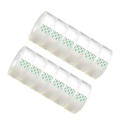 12 Rolls Clear Tape Refills Roll Transparent Tape Refill Rolls for ...