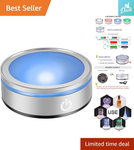 Multi-Functional LED Light Base - Display Stand - USB/Battery Operated ...