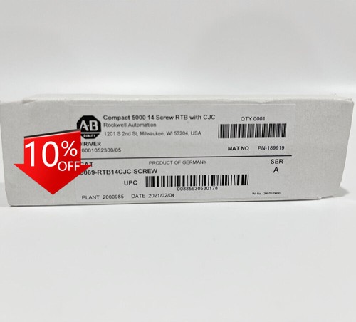 Allen-Bradley 5069-RTB14CJC-SCREW Compact 5000 14 Screw RTB with CJC | eBay