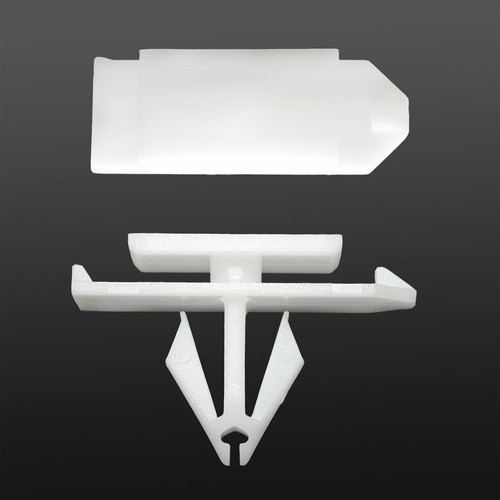 50 Rocker Panel Moulding Retainer White Nylon Clip Fit 10mm Hole For GM ...