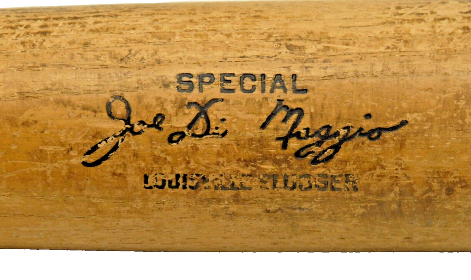 RARE JOE DiMAGGIO NY YANKEES LOUISVILLE SLUGGER BAT 34" HILLERICH ...