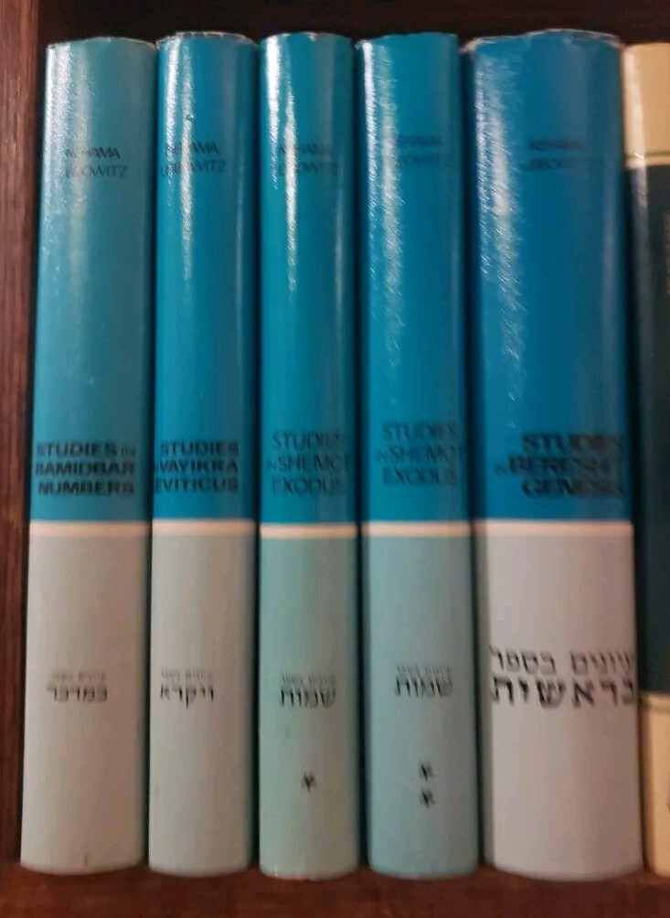 6 Books Torah In Depth English Rabbinic Commentary Nehama Leibowitz ...