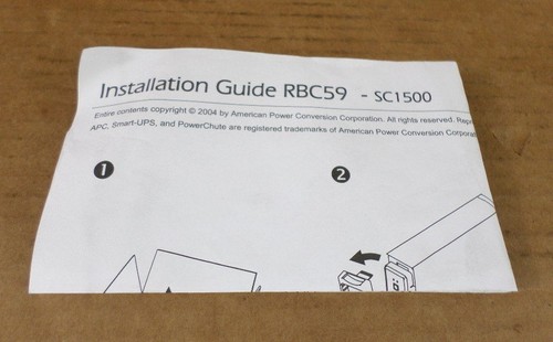 APC American Power Conversion Corp. RBC59 Replacement Battery ...