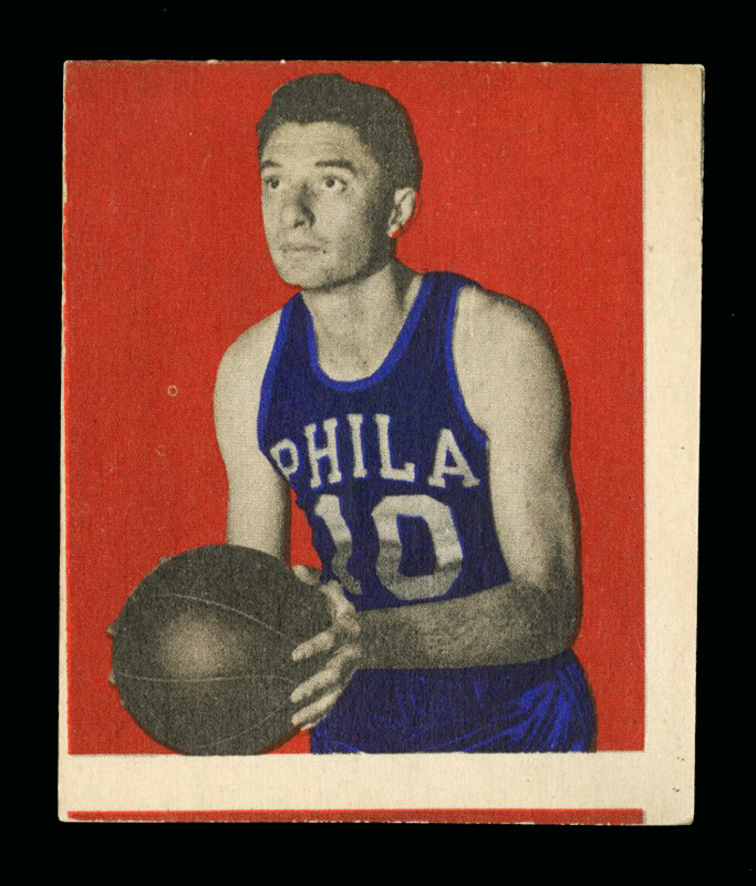 1948 BOWMAN ~ #34 ~ JOE FULKS ~ DOUBLE MISCUT ~ HALL OF FAME ROOKIE ...