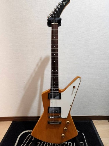 Electric Guitar Greco 1976 EX-800 EC Cut Explorer Natural Japan Vintage ...