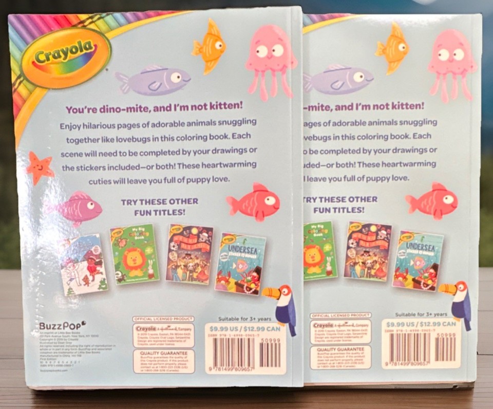 (2) Crayola Friends Furever Activity & Coloring Book w/100+ Stickers by ...