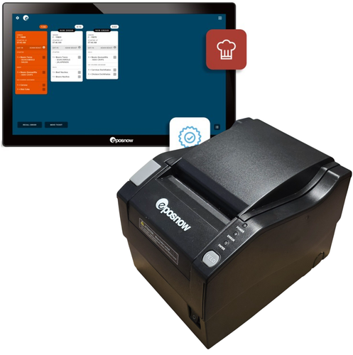 Epos Now - KDS Kitchen Order Display Screen + Check Printer - Nearly ...