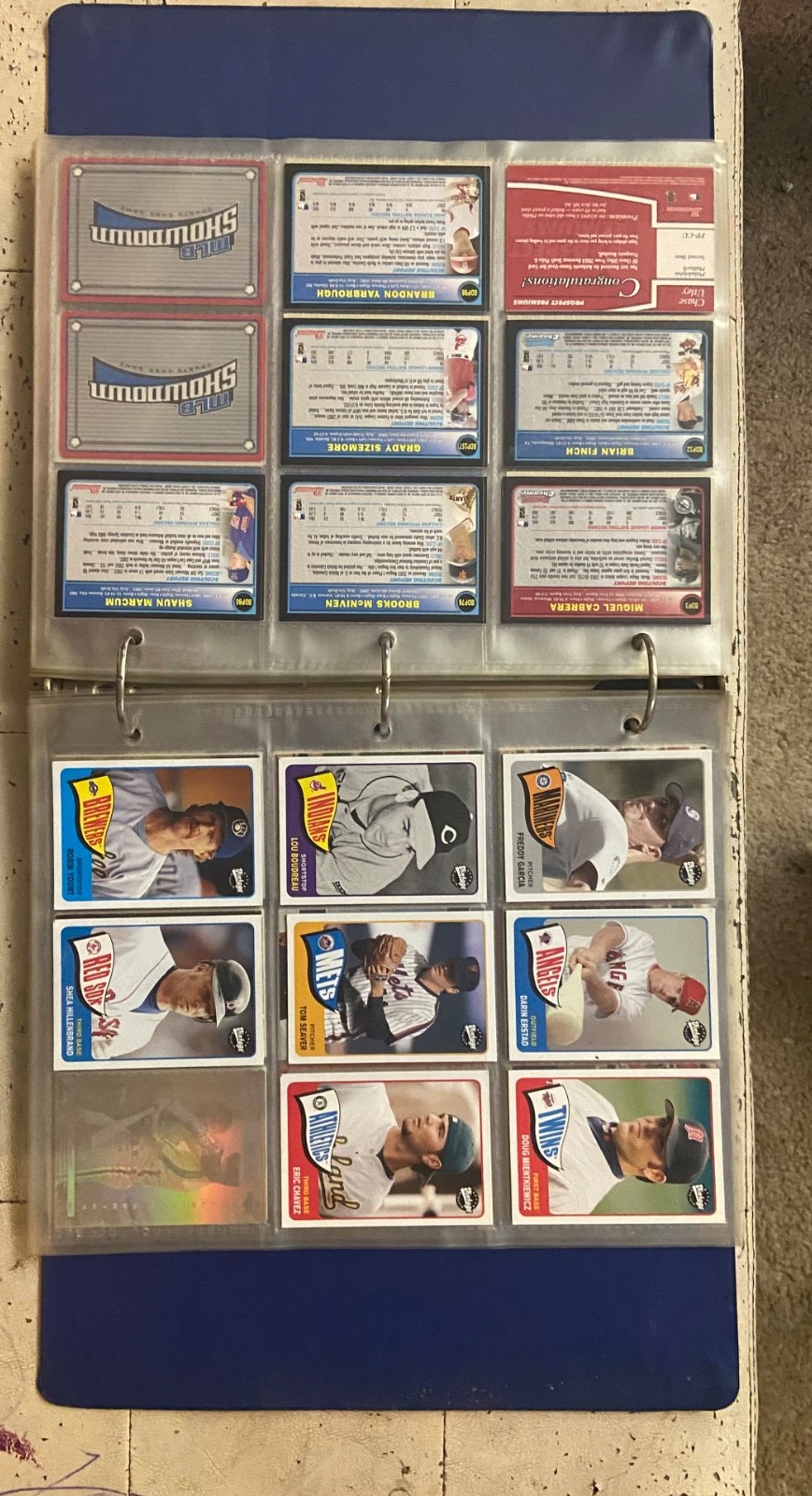 baseball cards book a binder full of sleeves of baseball cards | eBay