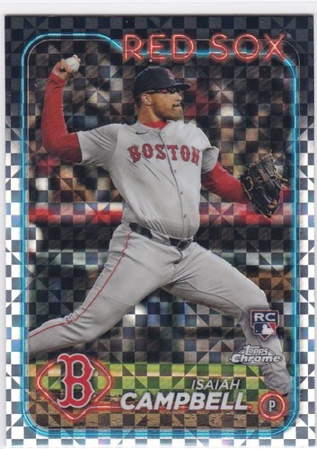 2024 Topps Chrome X-Fractor #76 Isaiah Campbell RC Boston Red Sox | eBay