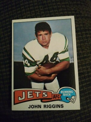 1975 Topps Football John Riggins card #313 in ex-nm condition | eBay